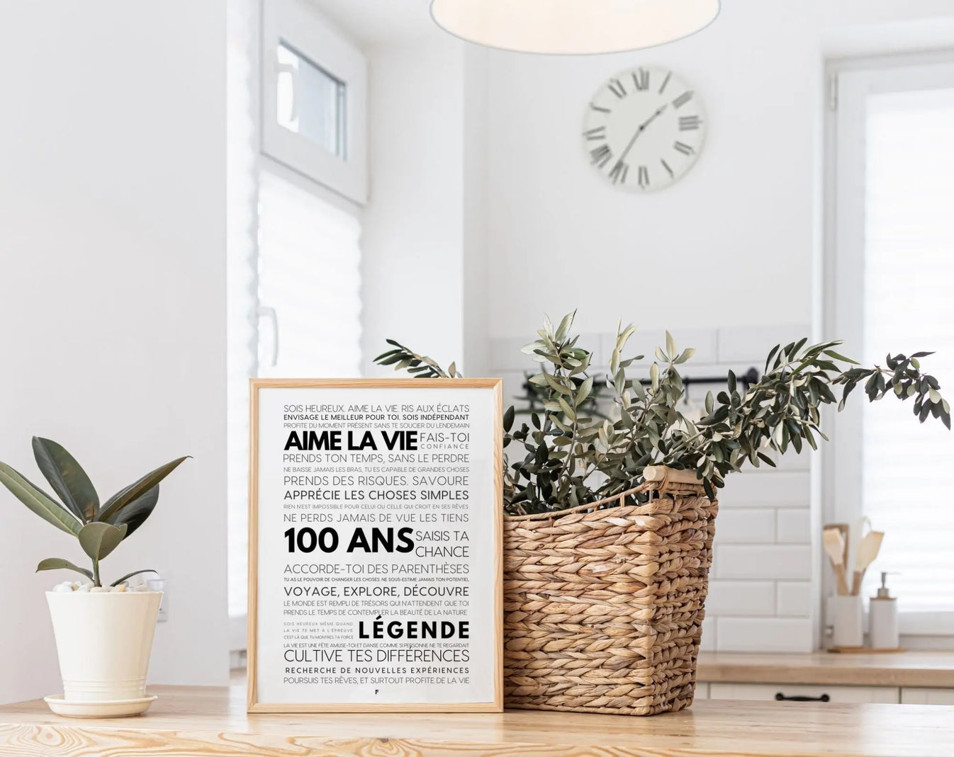 100 ans les mots - Affiche anniversaire - FLTM