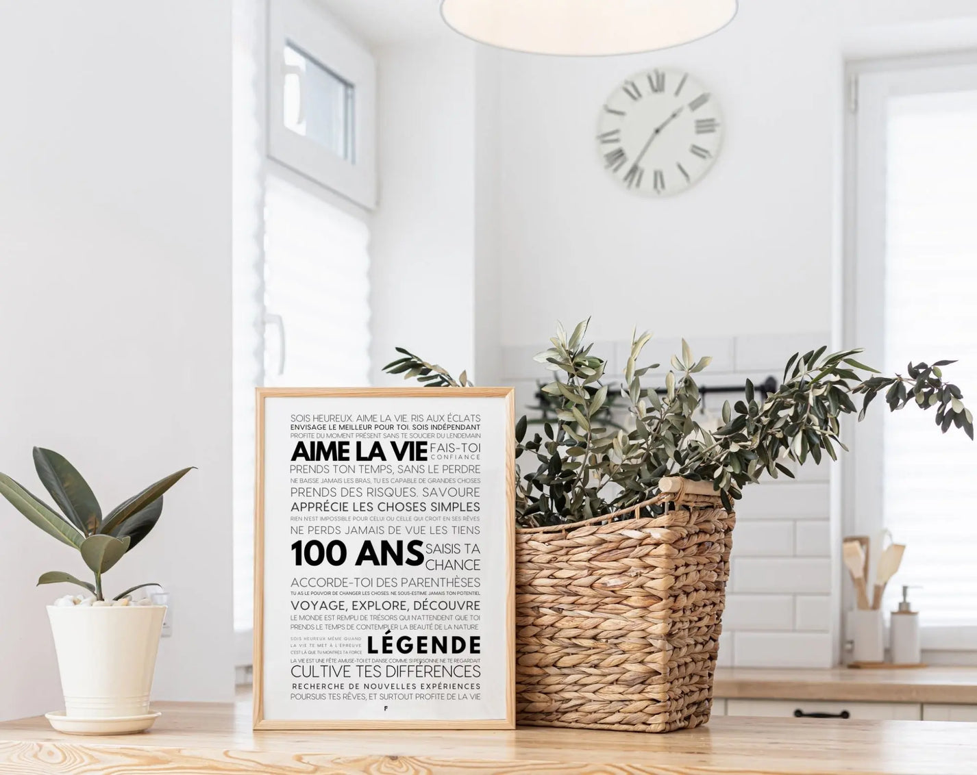 100 ans les mots - Affiche anniversaire - FLTM