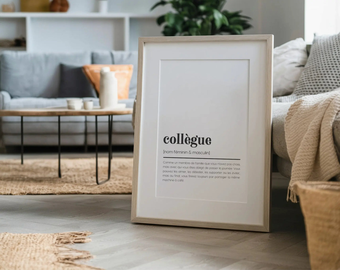 Affiche définition collègue - Affiche définition humour - FLTM