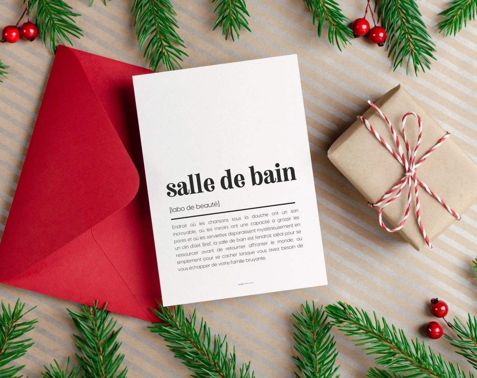 Affiche définition salle de bain - Affiche définition humour - FLTM