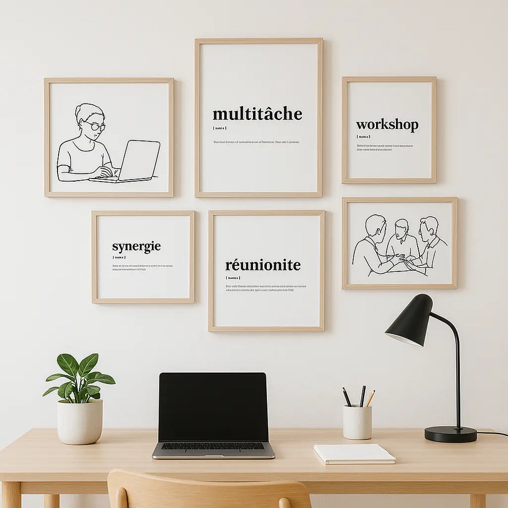 6 affiches déco du bureau - Affiche définition humour - FLTM