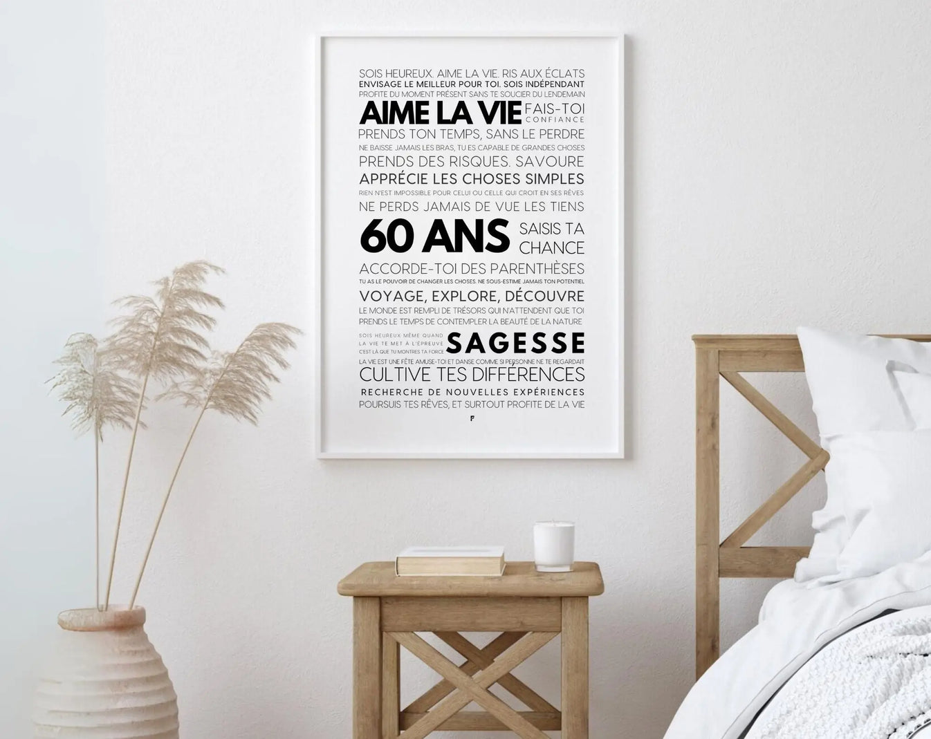 60 ans les mots - Affiche anniversaire - FLTM