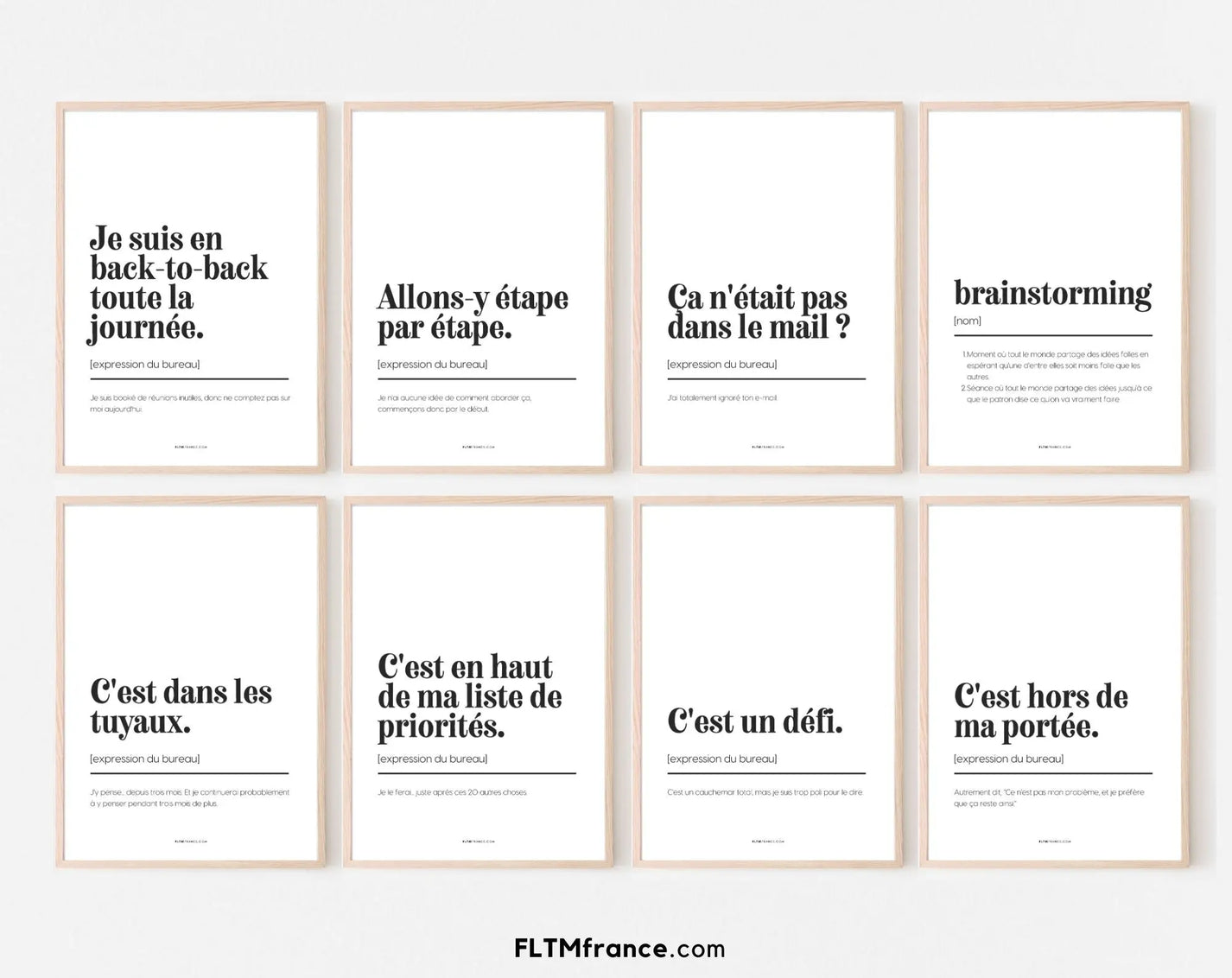 56 affiches décoration du bureau - Affiche définition humour - FLTM