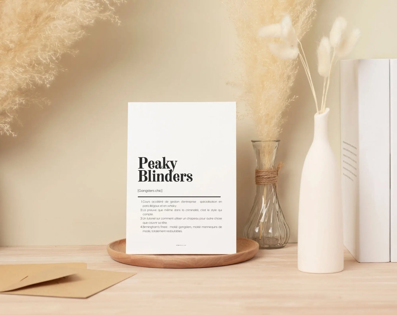 Affiche définition Peaky Blinders - Affiche définition humour série ...