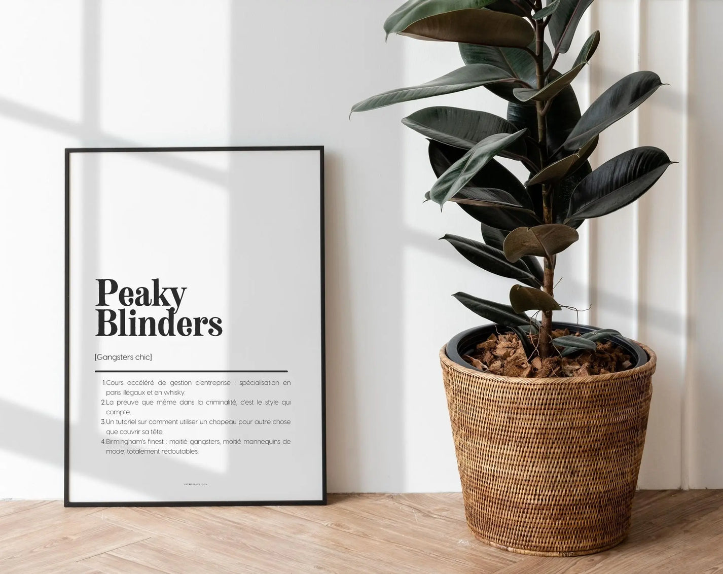 Affiche définition Peaky Blinders - Affiche définition humour série ...