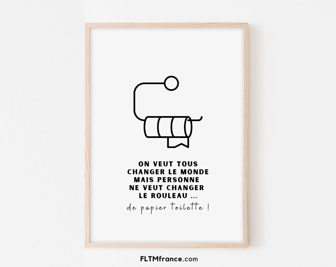 8 affiches toilettes humoristiques - Poster humour WC - FLTMfrance