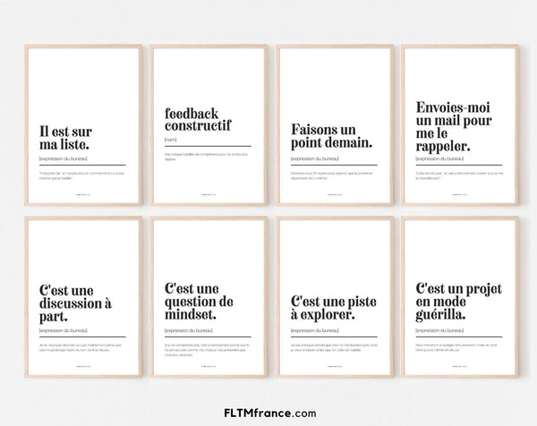 56 affiches décoration du bureau - Affiche définition humour - FLTM