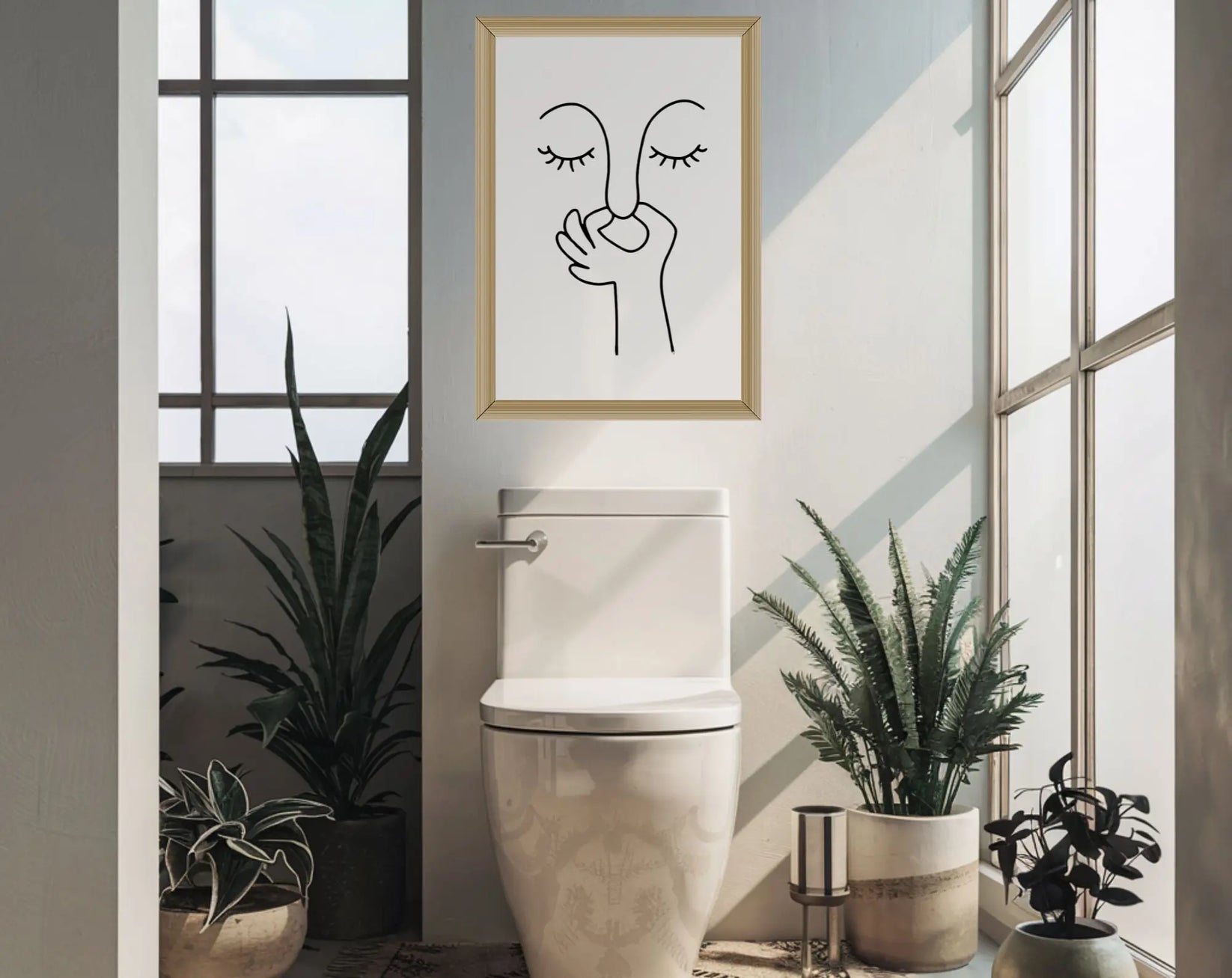 Affiche Mauvaise odeur toilettes - Poster humour WC - FLTMfrance