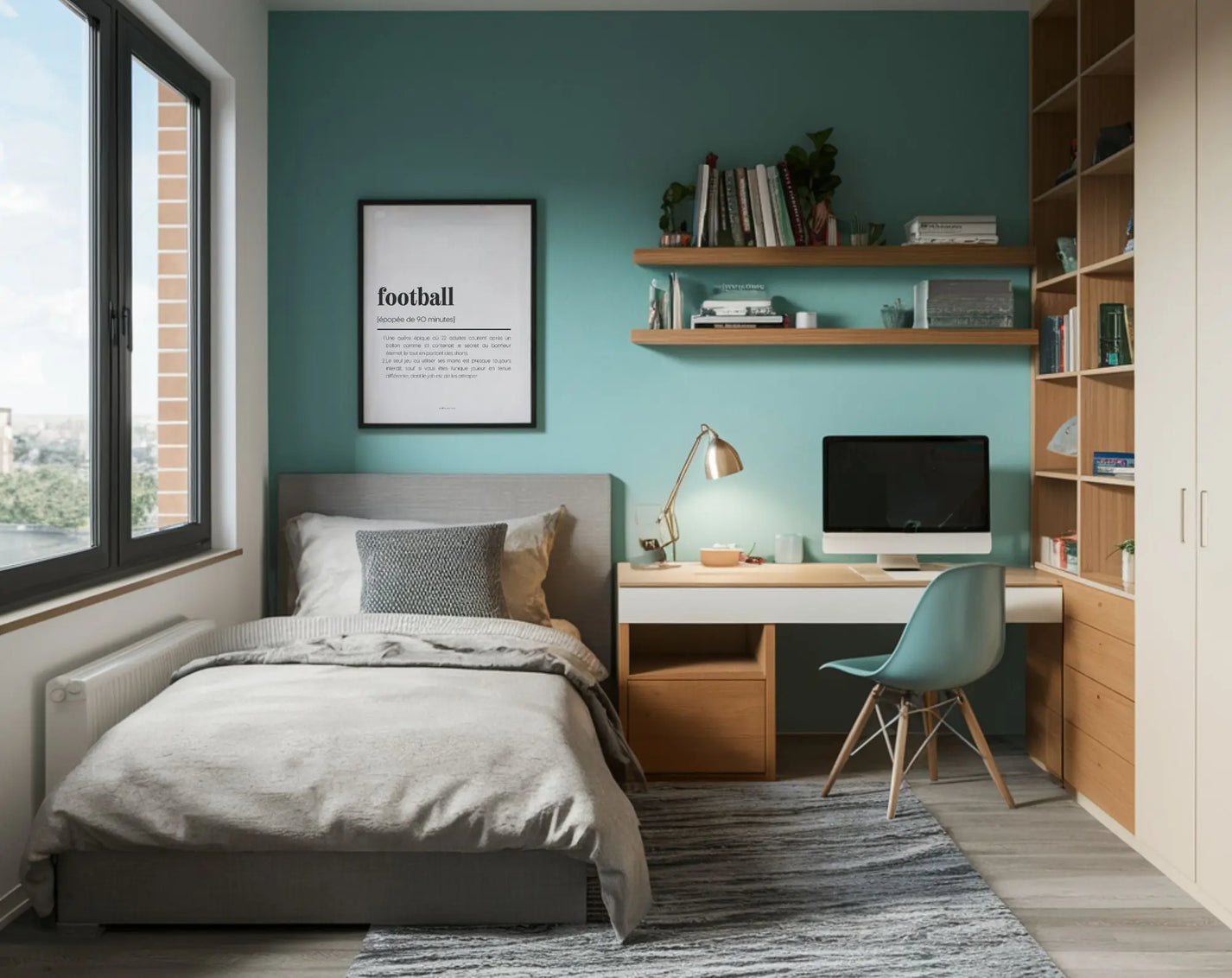 Affiche définition football - Affiche définition humour sport - – FLTM