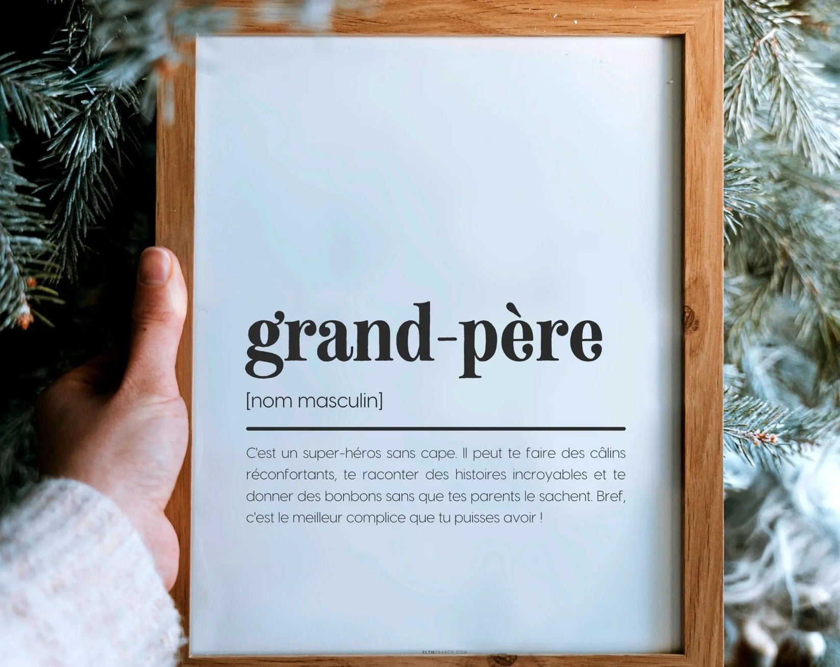 Affiche définition grand-père - Affiche définition humour famille - – FLTM