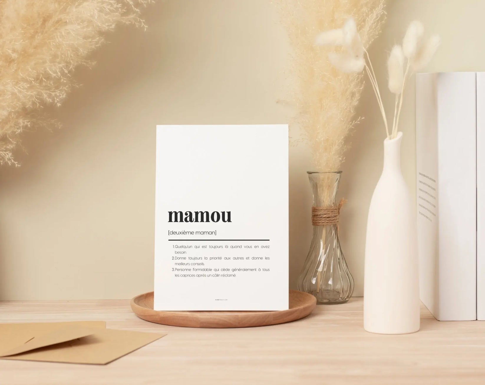 Affiche définition mamou - Affiche définition humour famille - FLTM