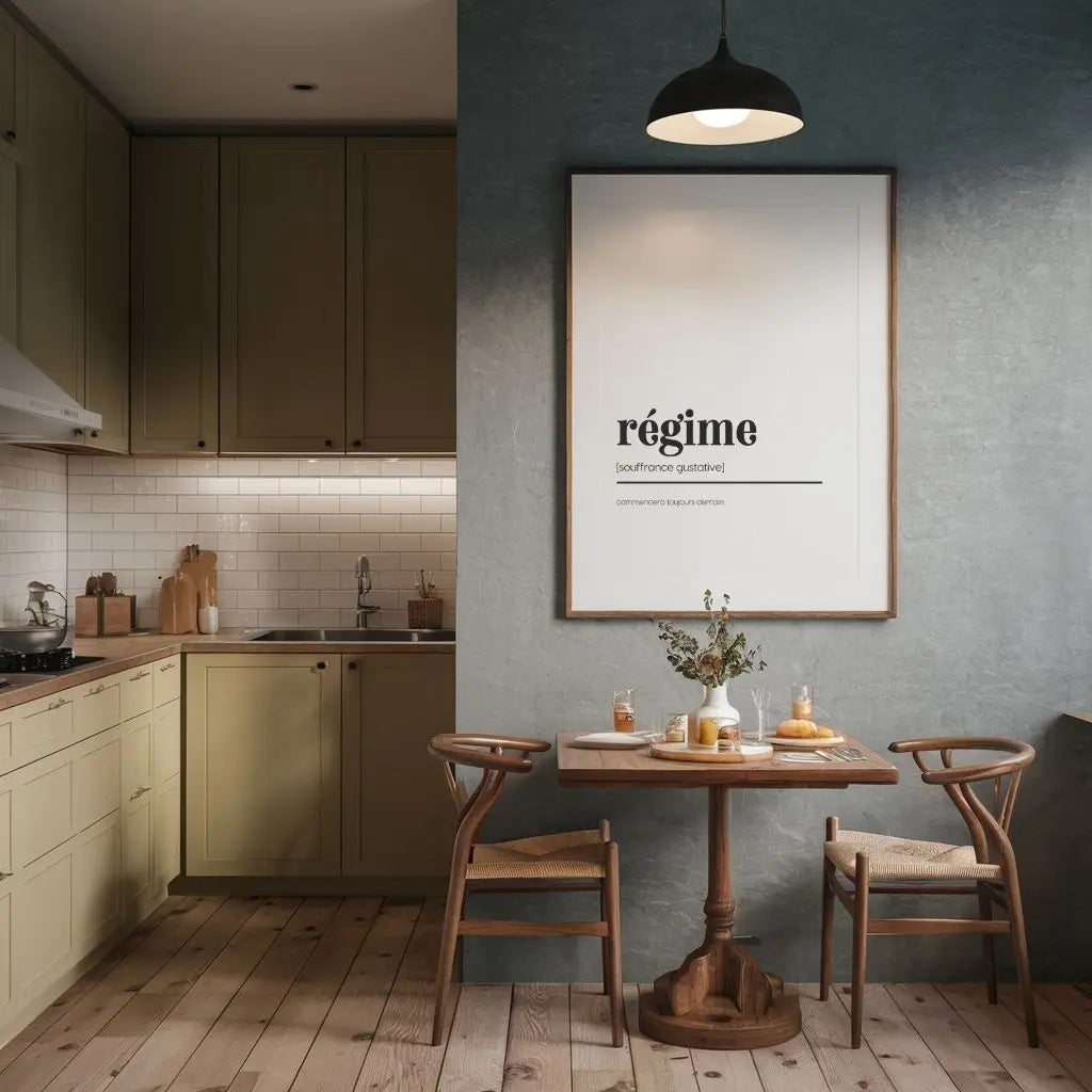 Affiche définition régime - Affiche définition humour sport - – FLTM