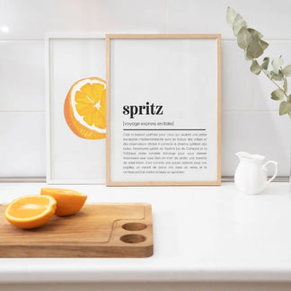 Affiche définition spritz - Affiche définition humour cocktail - FLTM