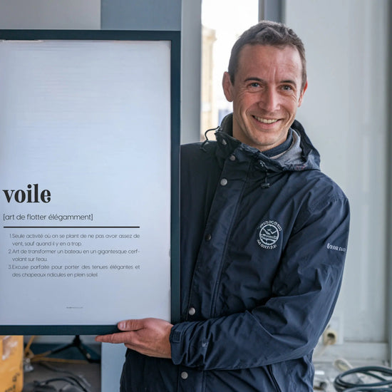 Affiche définition voile - Affiche définition humour sport - – FLTM