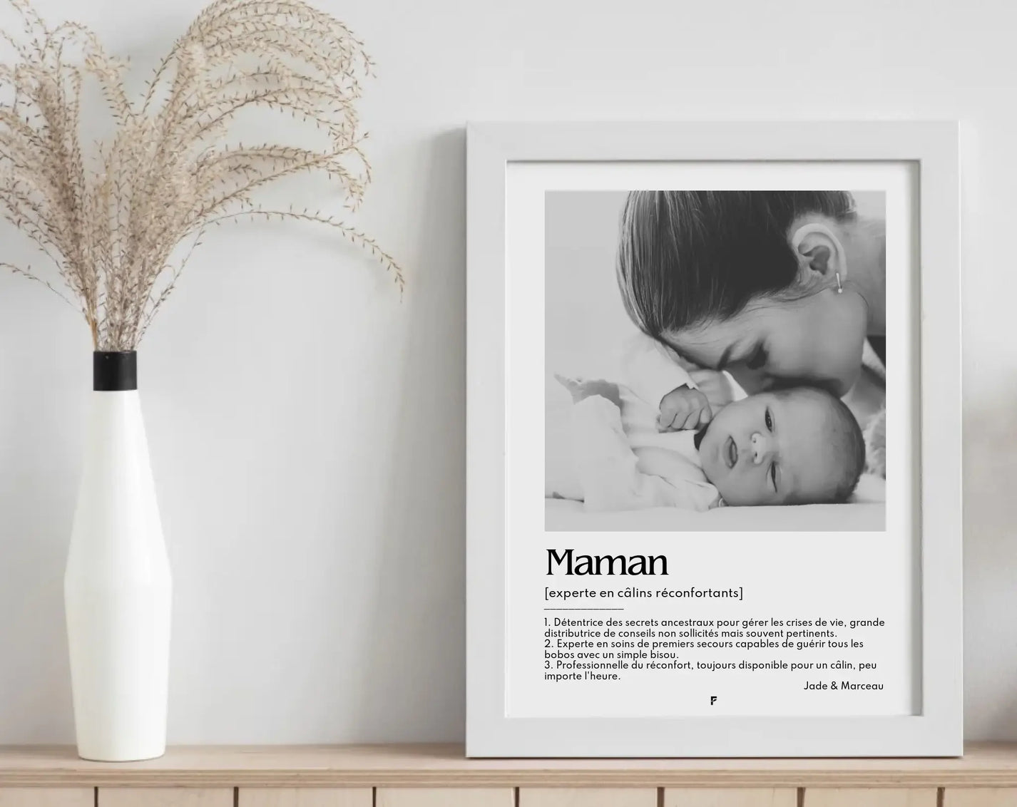 Affiche personnalisée définition maman - FLTM