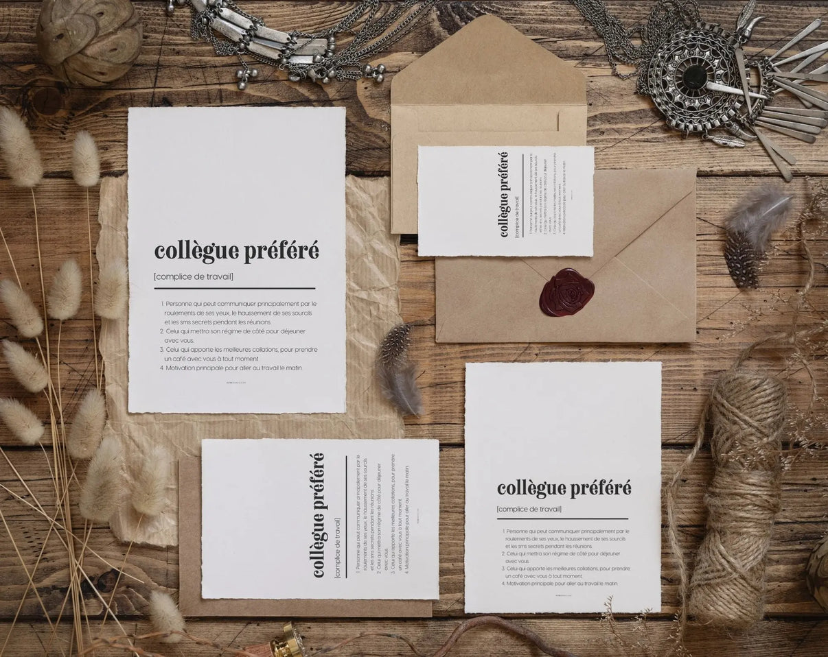 Carte définition collègue préféré - Carte départ ou amitié collègue ...