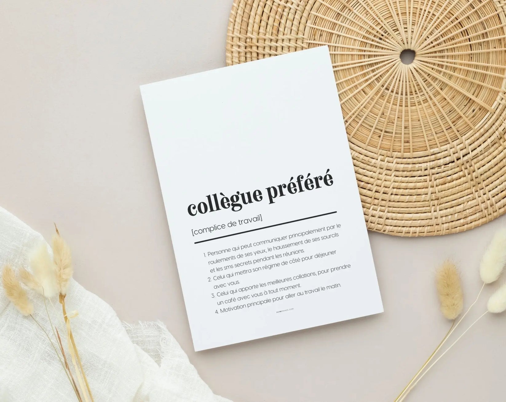 Carte définition collègue préféré - Carte départ ou amitié collègue ...