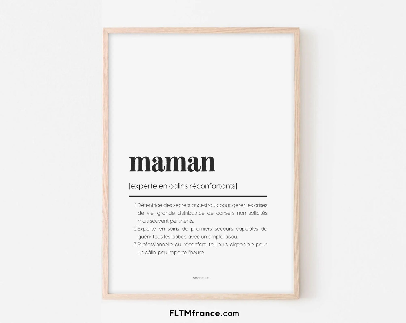 Affiches définition papa et maman Affiche définition humour famille – FLTM