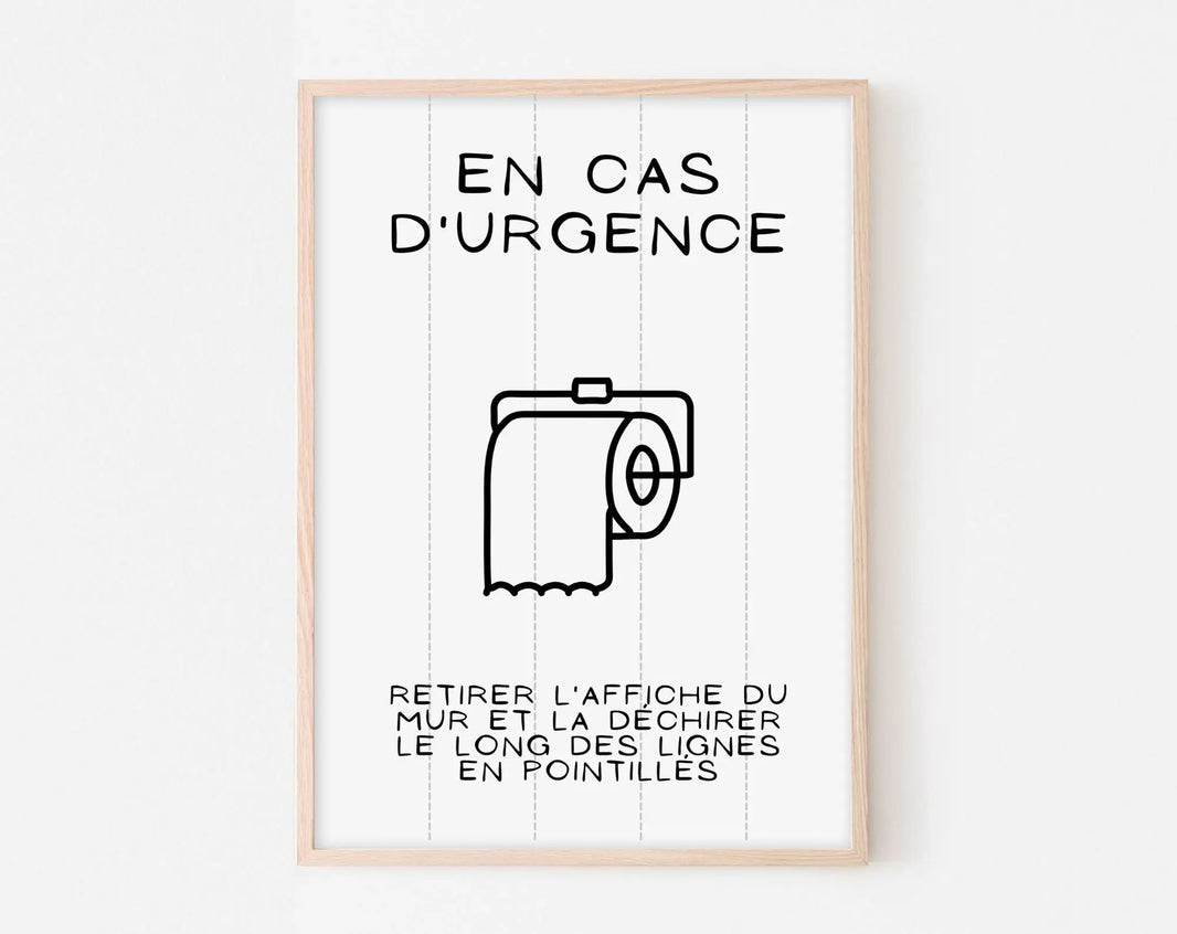 Affiche Toilette : Humour & Style pour vos WC – FLTM