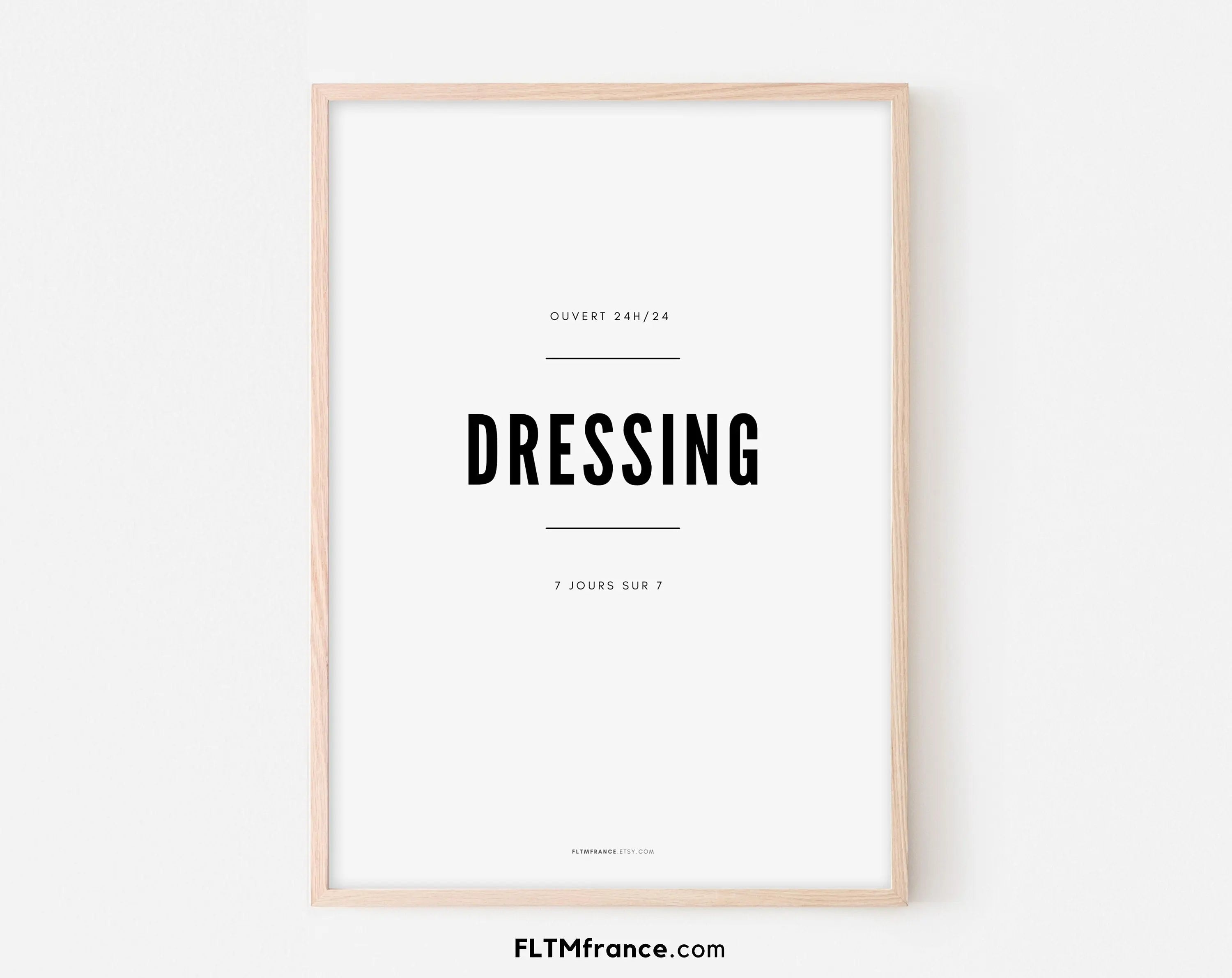 Affiche Dressing - Affiche décoration pour votre dressing - Poster à i ...
